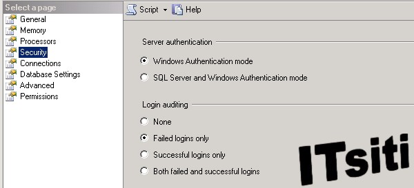 Enable Login Auditing in MSSQL Server